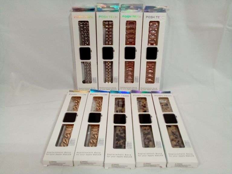 Lot Of 9 - Posh Tech Watch Band For Apple Watch, Bulk - Dutch Goat