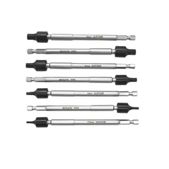 Matco Tools S7AMXL, 7 Pc Extra Long Metric Hex Drivers, 1/4" - Dutch Goat