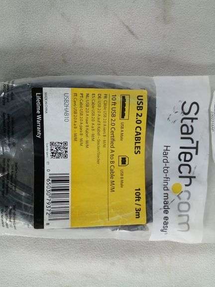 Assortment of 2 - StarTech Serial Cable & USB 2.0 Cables - Dutch Goat