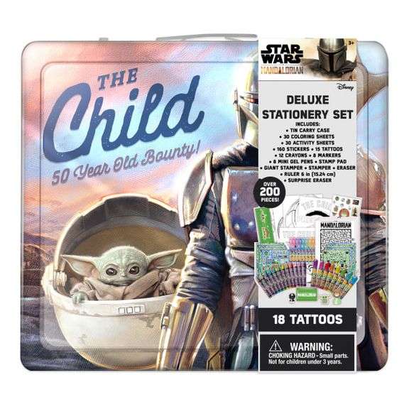 Star Wars, Mandalorian Baby Yoda Deluxe Activity Set For Kids With ...