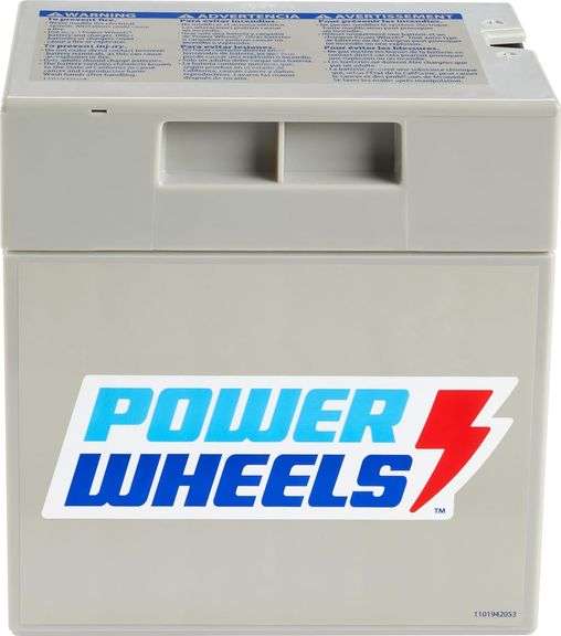 Power Wheels 12-Volt Rechargeable Battery, 12Ah Gray - Dutch Goat