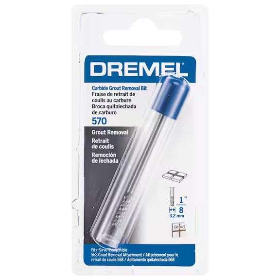 Dremel, Rotary Tool Carbide Grout Removal Accessory 570, 1/8" - Dutch Goat