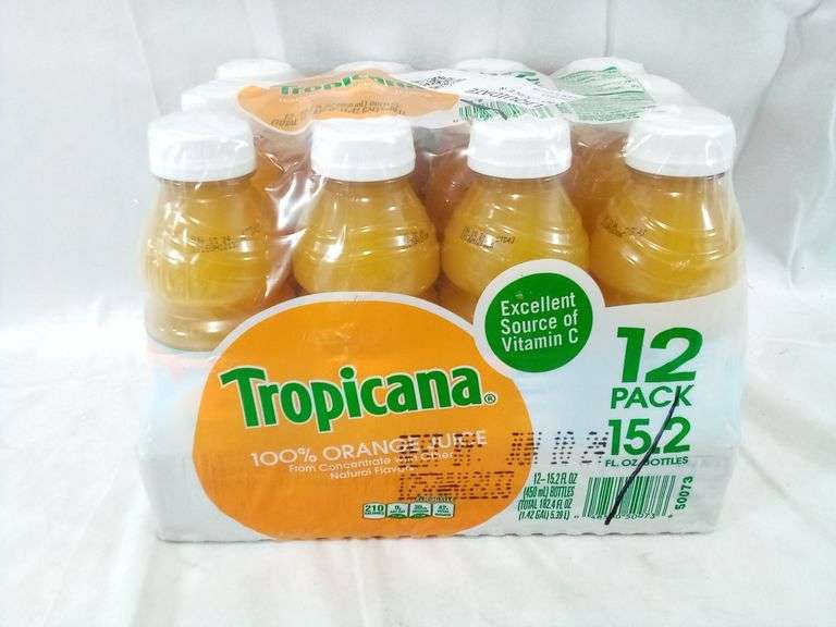 Tropicana 100% Orange Juice, 15.2oz 12-Plastic Bottles - Dutch Goat