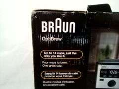 Braun KF5350BK OptiBrew Coffee Maker - Dutch Goat