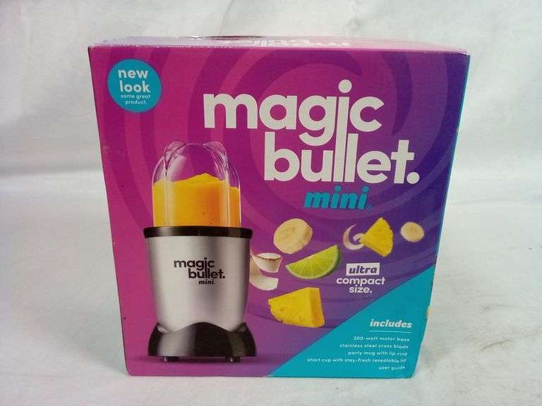 Magic Bullet Mini, Ultra-Compact 200W Personal Blender. Includes Party ...