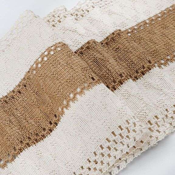Cotton Linen Woven Farmhouse Table Runner, 30x200 - Dutch Goat