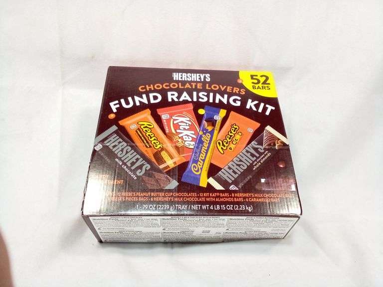 Hershey's Chocolate Candy Bar Variety Pack, Fundraising Kit (52 Count ...