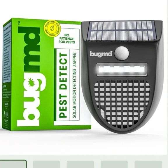 Bugmd Pest Detect Solar Motion Detecting Bug Zapper - Dutch Goat
