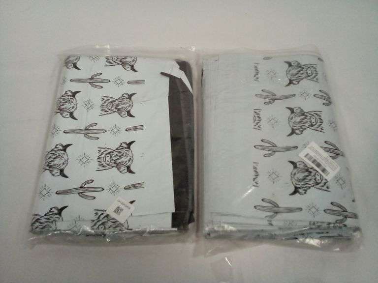 Jarthenaamcs, 100 Piece Highland Cow Cactus Poly Mailers 10"x13", White ...