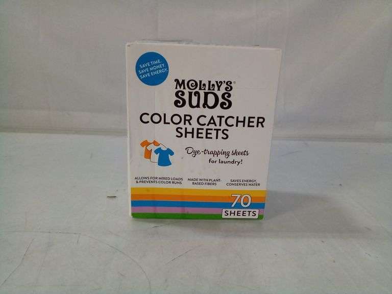 Molly's Suds Color Catcher Sheets, Dye-Trapping Sheets For Laundry!, 70 ...