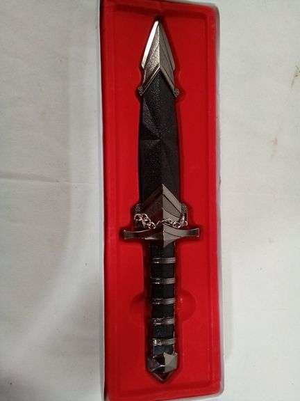 P.S Dark Assassin Dagger with Sheath, Medieval Renaissance Dagger - Dutch Goat