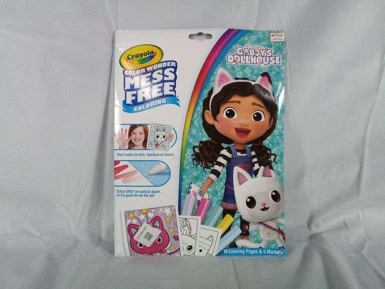 Crayola Color Wonder Mess Free DreamWorks Gabby's Dollhouse Coloring ...