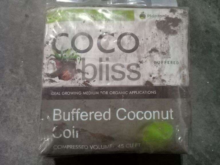 Buffered Coco Bliss, 100% Buffered Coco Coir Pith, Compressed Coco Coir ...