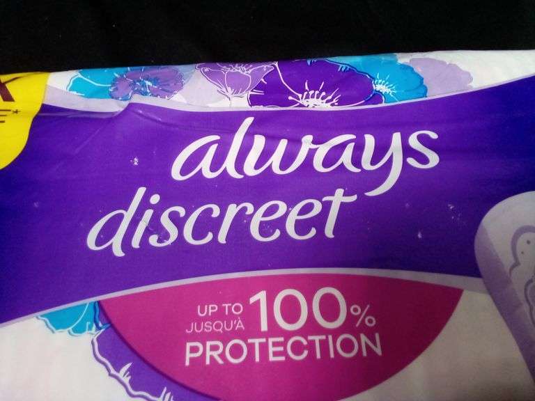 Always Discreet Incontinence Liners for Women, Size 2 Very Light ...