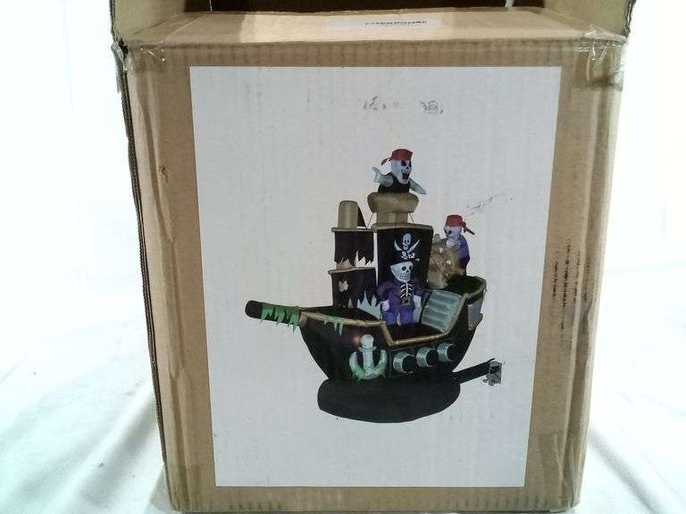 Inflatable Pirate Ship With Skeleton Crew-another Cool Pirate Themed ...