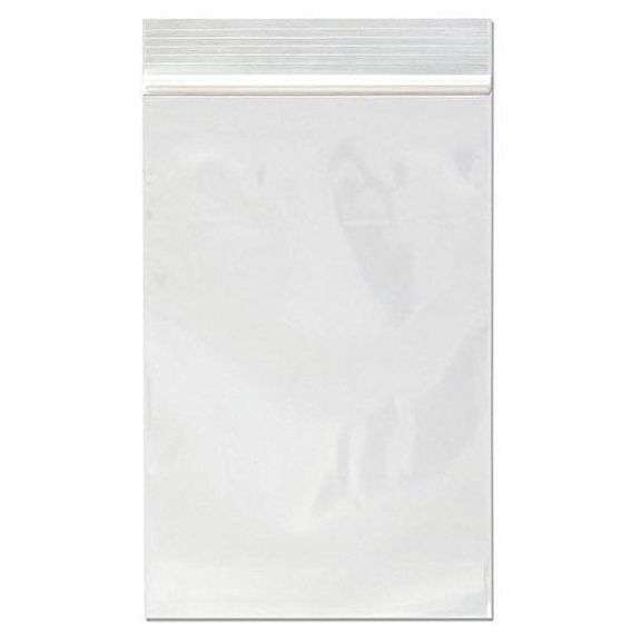 Zipper Style Recloseable Gold Seal Bags 22, 5"x 8" 2 Mil Thickness, 100 ...