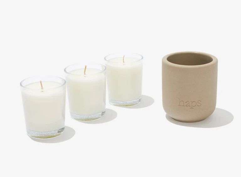 Haps Mood Care Scented Candle Refill Variety Pack - Middle Seat, Lucky ...