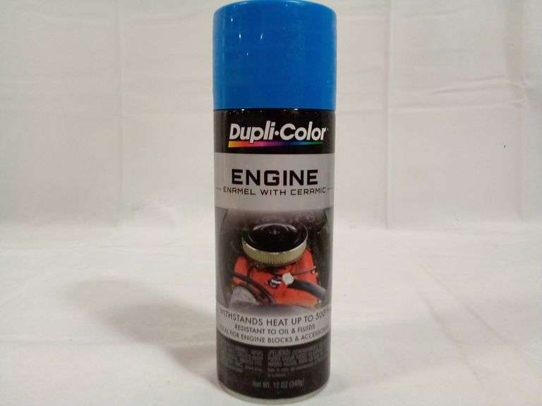 Dupli-Color DE1601 Engine Enamel with Ceramic, 12 Oz Ford Blue - Dutch Goat
