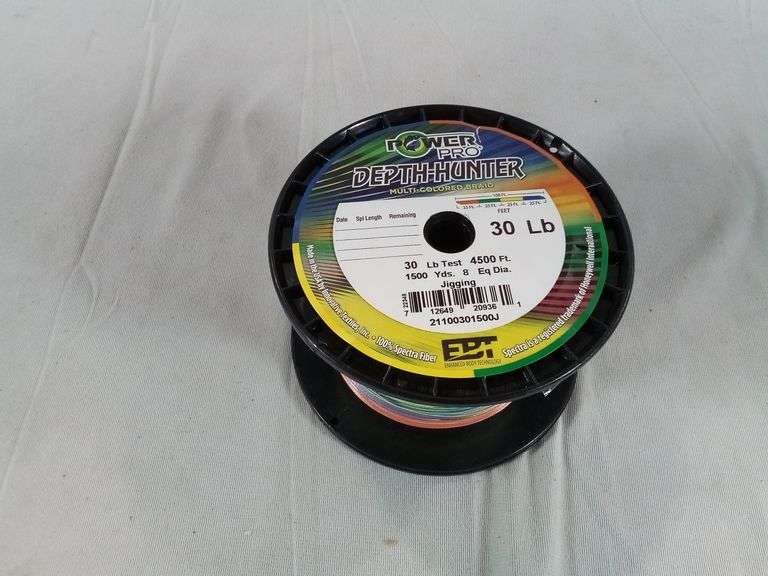 PowerPro, Depth Hunter Braided Fishing Line 1500yds 30lb - Dutch Goat