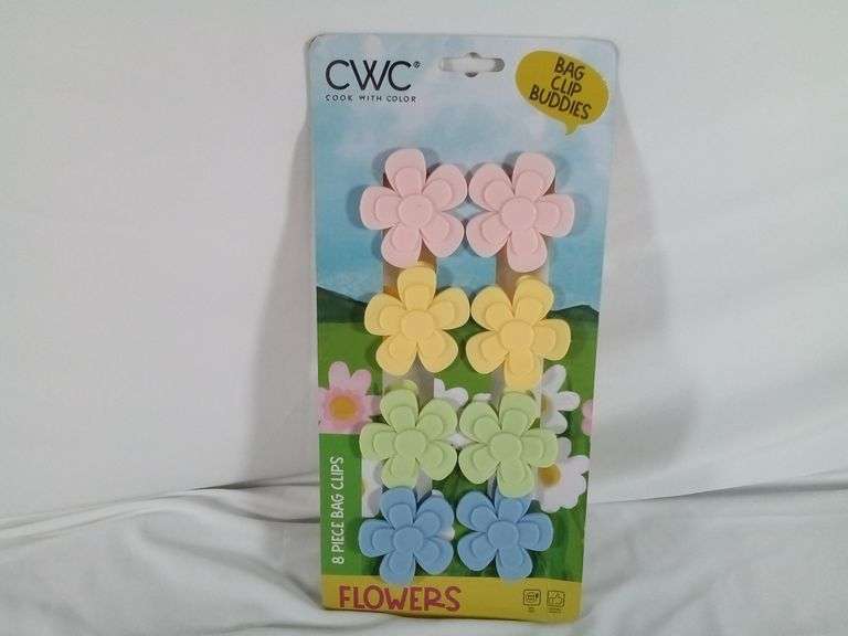 CWC, 8 Piece Flower Bag Clip Buddies - Dutch Goat