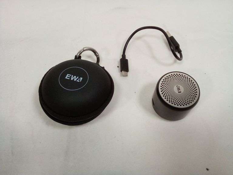 Travel Case Packed, EWA A106 Pro Portable Bluetooth Speaker With Custom Bass Waterproof Mini ...