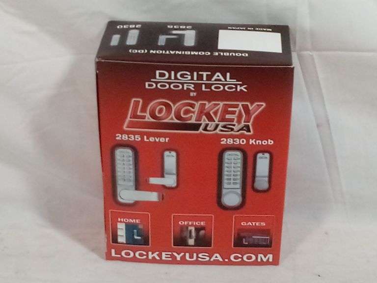 Lockey USA Digital Door Lock Double Combination Mechanical Keyless Lock ...