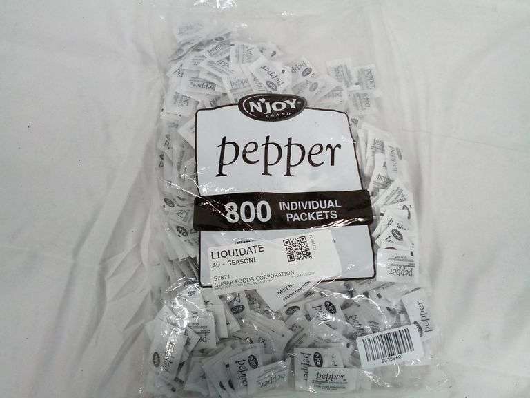 N'Joy Pepper – 800 Individual Packets - Dutch Goat