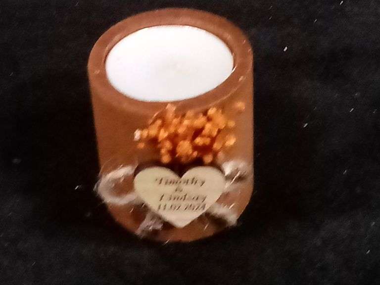 Set of 10 - Rustic Wedding Favor Candle Holders, Wooden Wedding ...