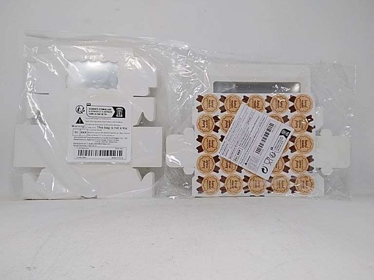 Macaron Boxes, Sheet Box Containers TPC26, White, 25 Pieces Pack ...