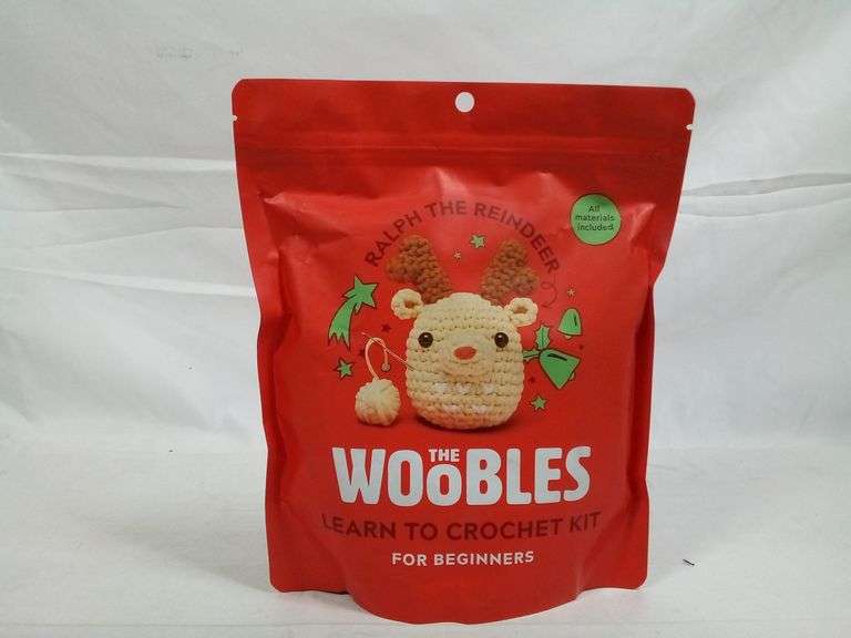 The Woobles, Ralph The Reindeer Learn To Crochet Kit For Beginners ...
