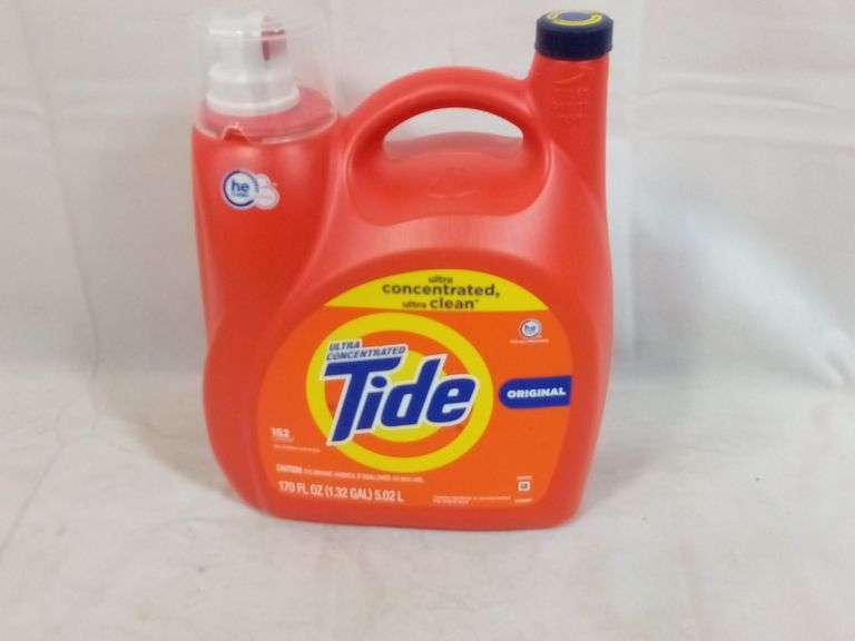 Tide Ultra Concentrated Liquid Laundry Detergent Original – 170 fl oz ...
