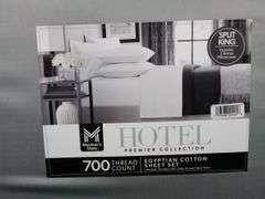 Member's Mark Hotel PC Egyptian Cotton Sheet Set – Soft Silver Split ...