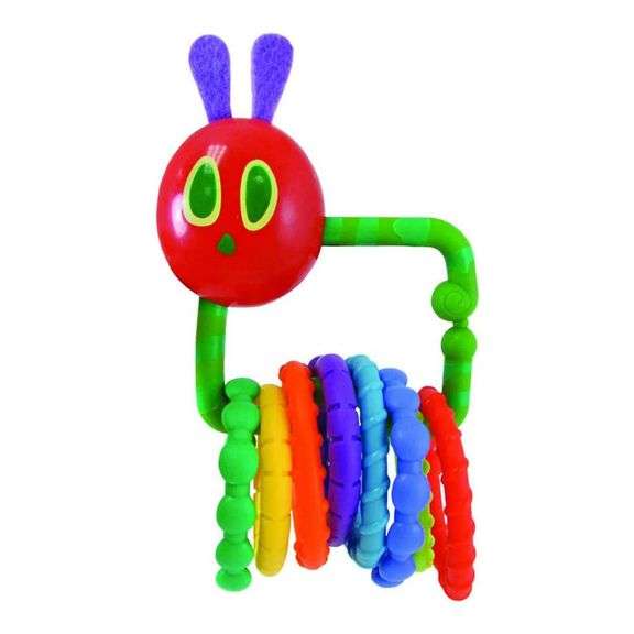 World of Eric Carle Very Hungry Caterpillar Rattle Teether w/Links for ...