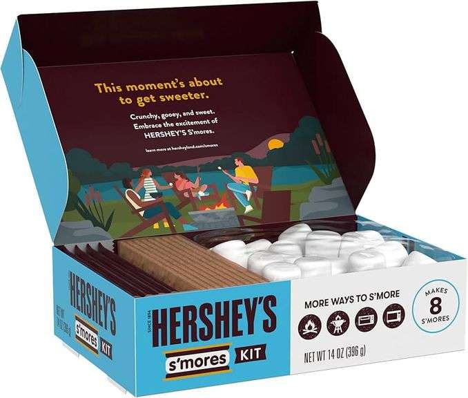 Lot Of 2 Hershey's, S'mores Kit, 14 Oz, 8 Count Box - Dutch Goat