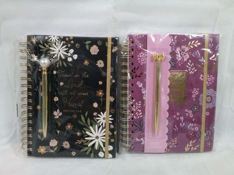 Assortment of 2 Votum Spiral Notebooks with Ballpoint Pen - Dutch Goat