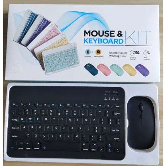 Bluetooth & Rechargeable Mouse & Keyboard Kit (unknown color) - Dutch Goat