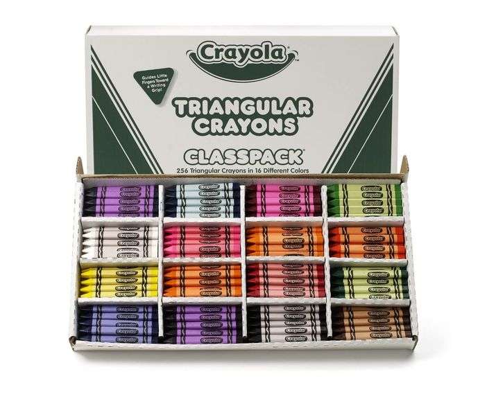 Crayola, Triangular Crayons Classpack, 256 Pack - Dutch Goat