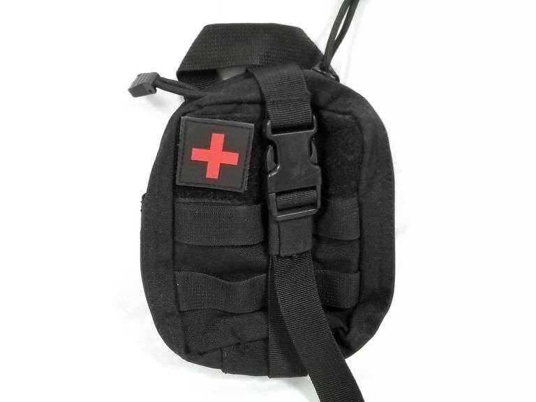 First Aid Bag, Medical Utility Multipurpose Emergency Pouch, Black ...