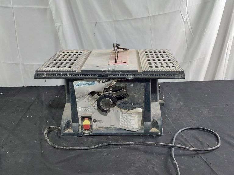 Chicago Electric 10 Inch 15 Amp Industrial Table Saw - Dutch Goat