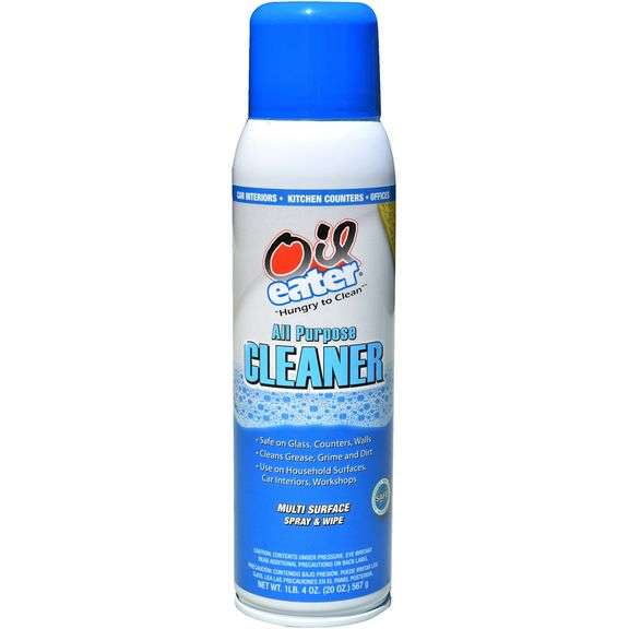 Lot of 2 Oil Eater All Purpose Cleaner Aerosol Spray – 20 oz ea ...