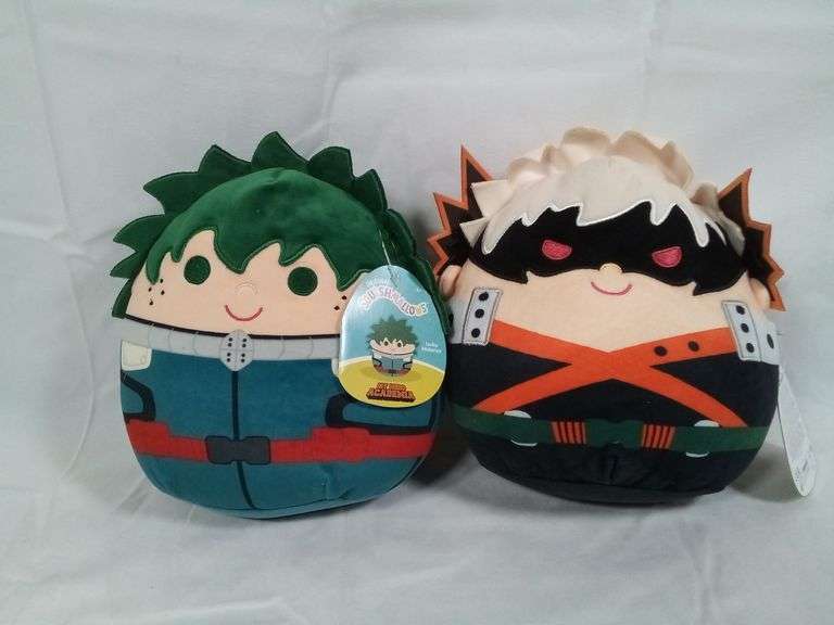 Assortment Of Squishmallows My Hero Academia And Izuku Midoriya Plush ...