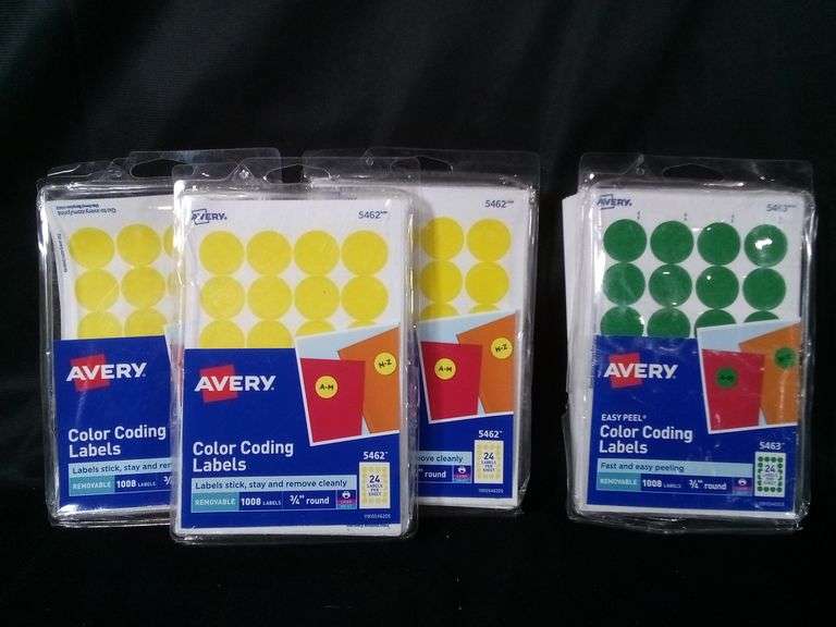 Assortment Of Avery, Color Coding Labels - Dutch Goat
